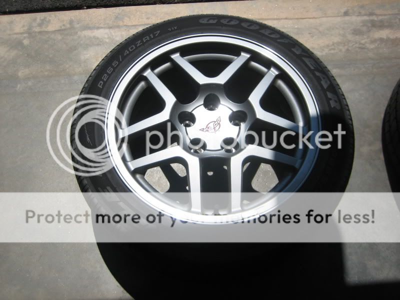 C5 Zo6 Oem wheels in Gray with Goodyear Eagle F1 tires - CorvetteForum ...