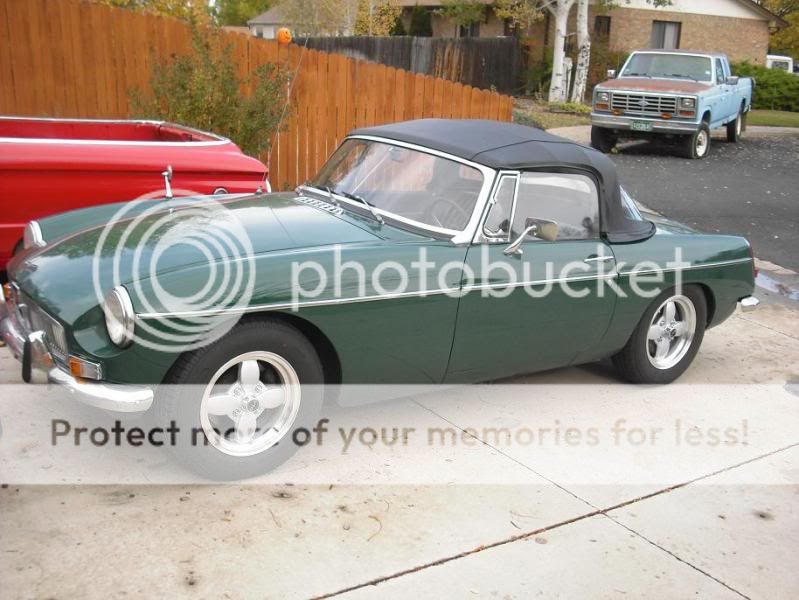 Pictures with VTO wheels : MGB & GT Forum : The MG Experience